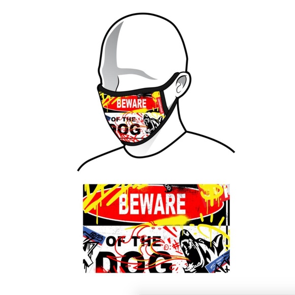 Sprayground | Accessories | Sprayground Beware Of Dog Face Mask | Poshmark